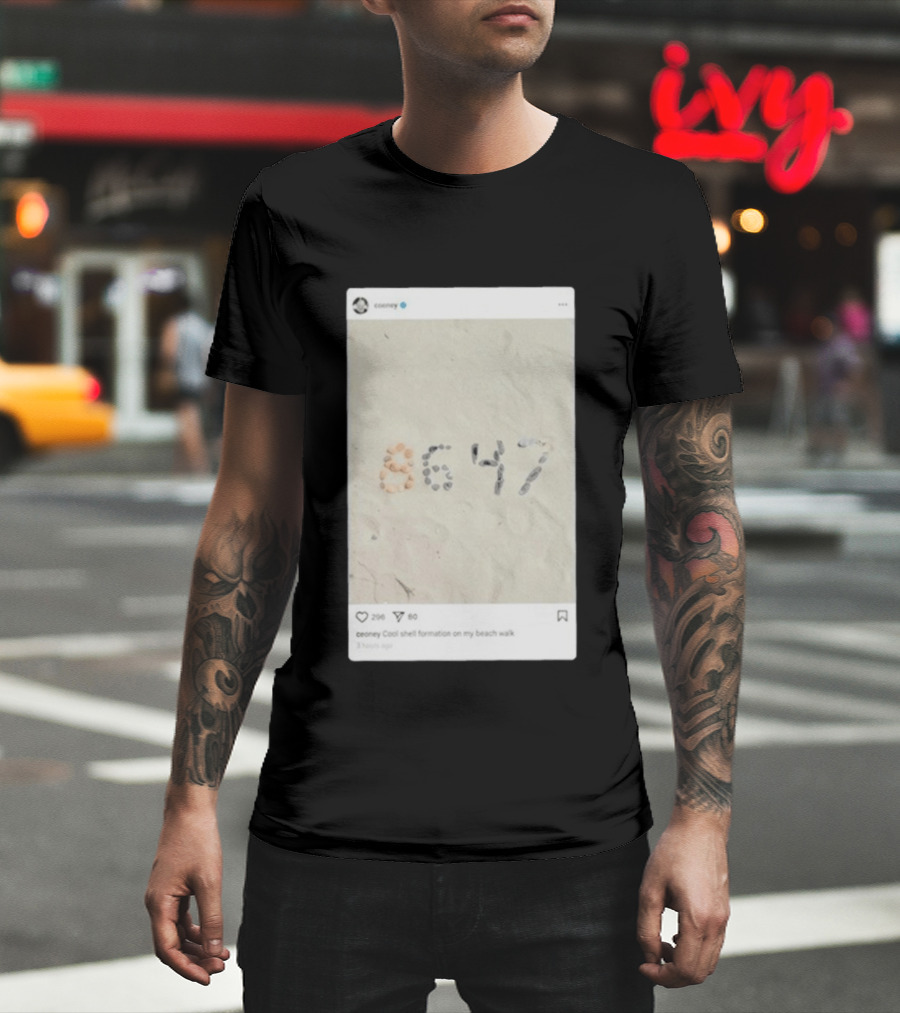 Comey Cool Shell Formation 8647 Beach Walk T-Shirt