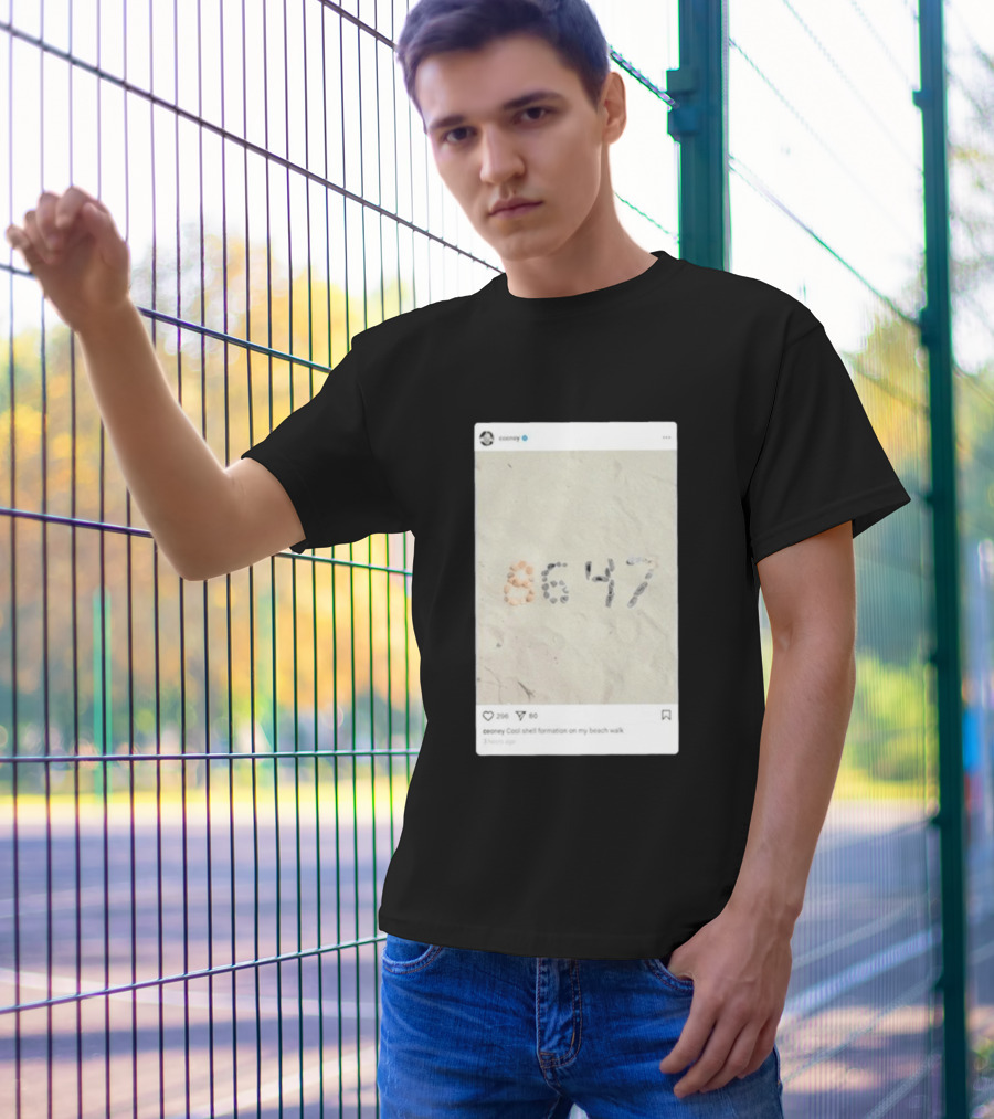 Comey Cool Shell Formation 8647 Beach Walk T-Shirt