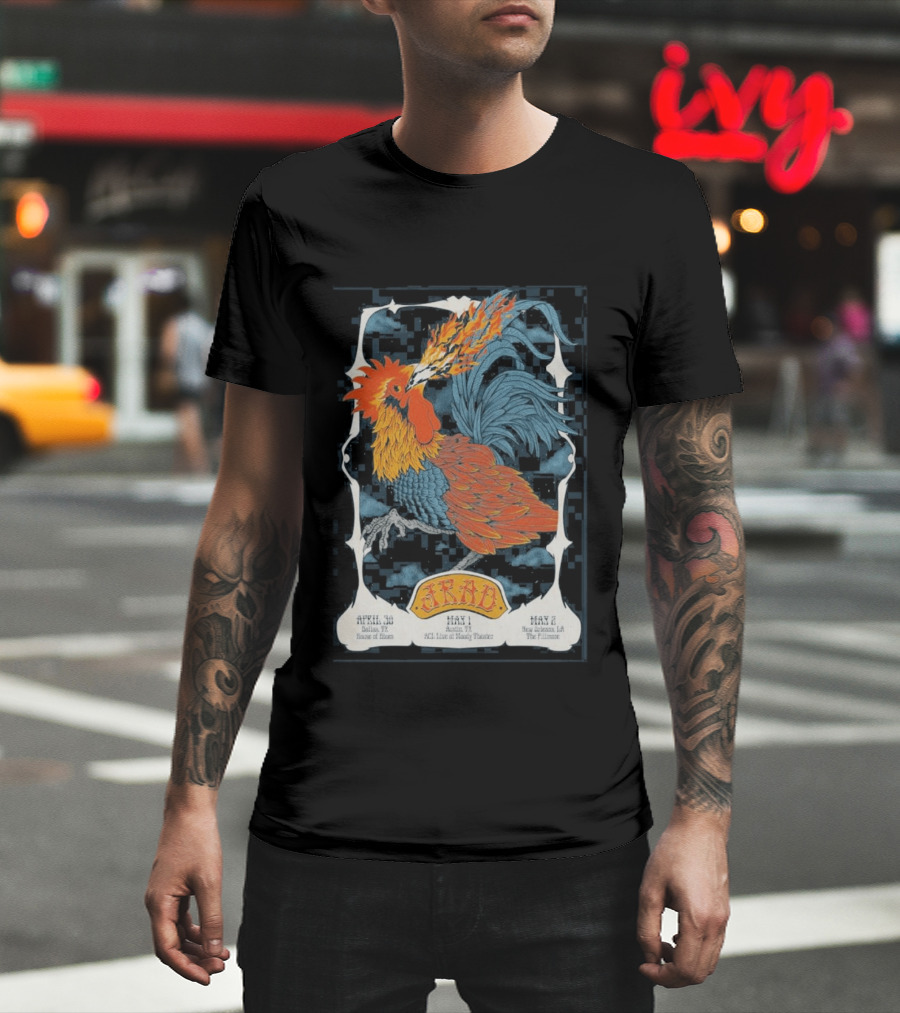 Joe Russo's Almost Dead Rooster Tour April 30 Dallas 2026 House Of Blues T-Shirt