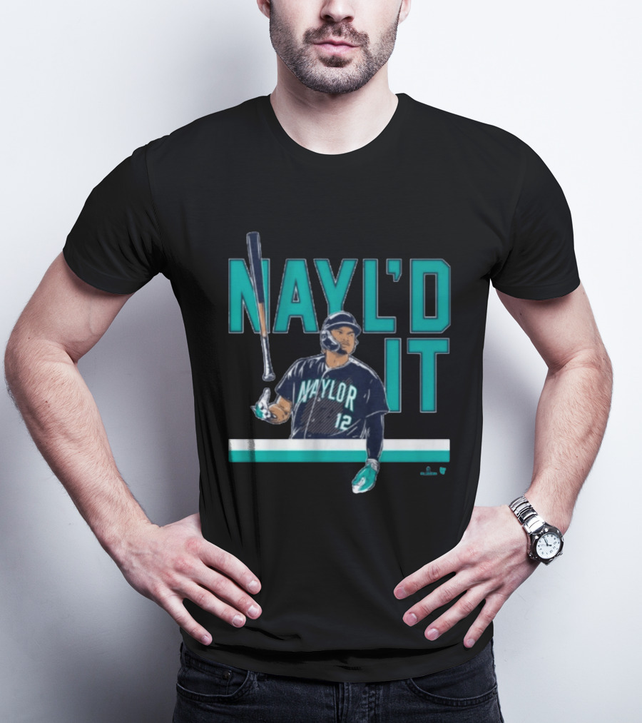 Josh Naylor Nayl'd It Bat Flip Baseball Player Number 12 T-Shirt