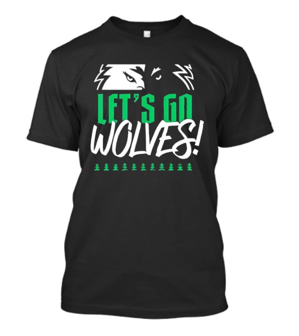 Let's Go Wolves Minnesota Timberwolves Basketball Team Excitement T-Shirt