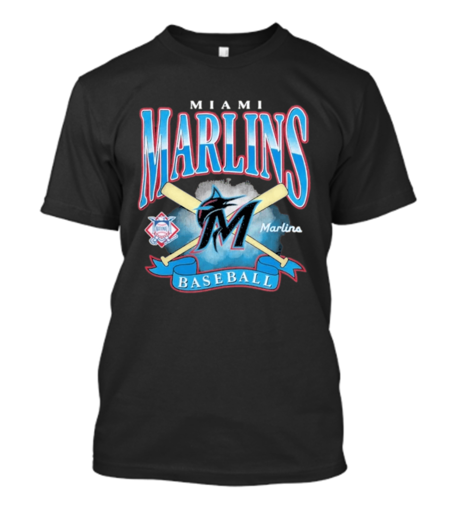 Miami Marlins Baseball Chrometown 47 Franklin National League T-Shirt