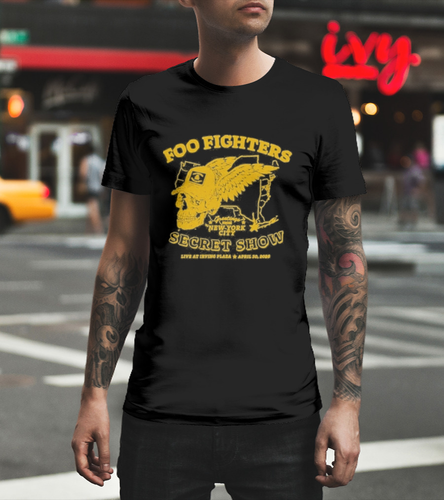 New York City Foo Fighters Secret Show Live At Irving Plaza April 30 2026 T-Shirt
