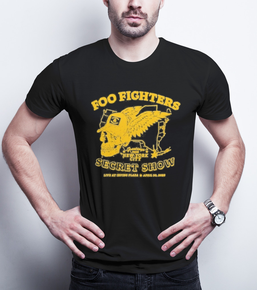 New York City Foo Fighters Secret Show Live At Irving Plaza April 30 2026 T-Shirt