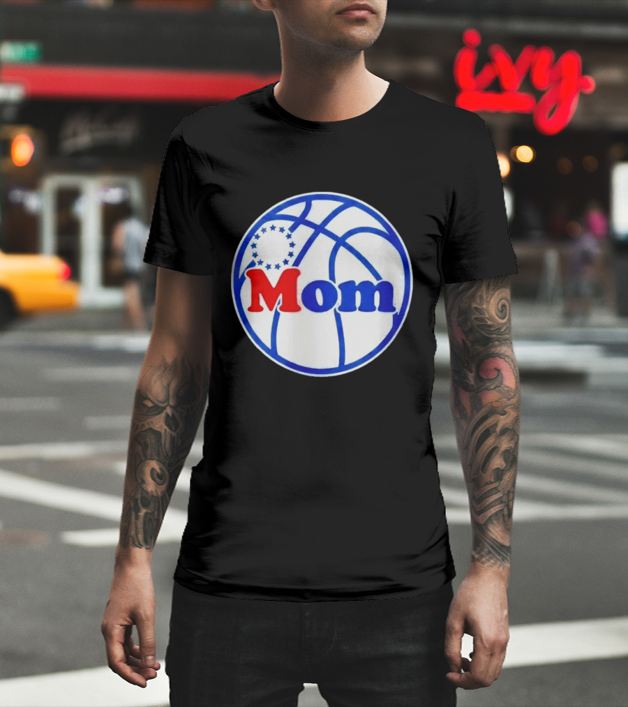 Philadelphia 76ers Basketball Mom 2026 T-Shirt