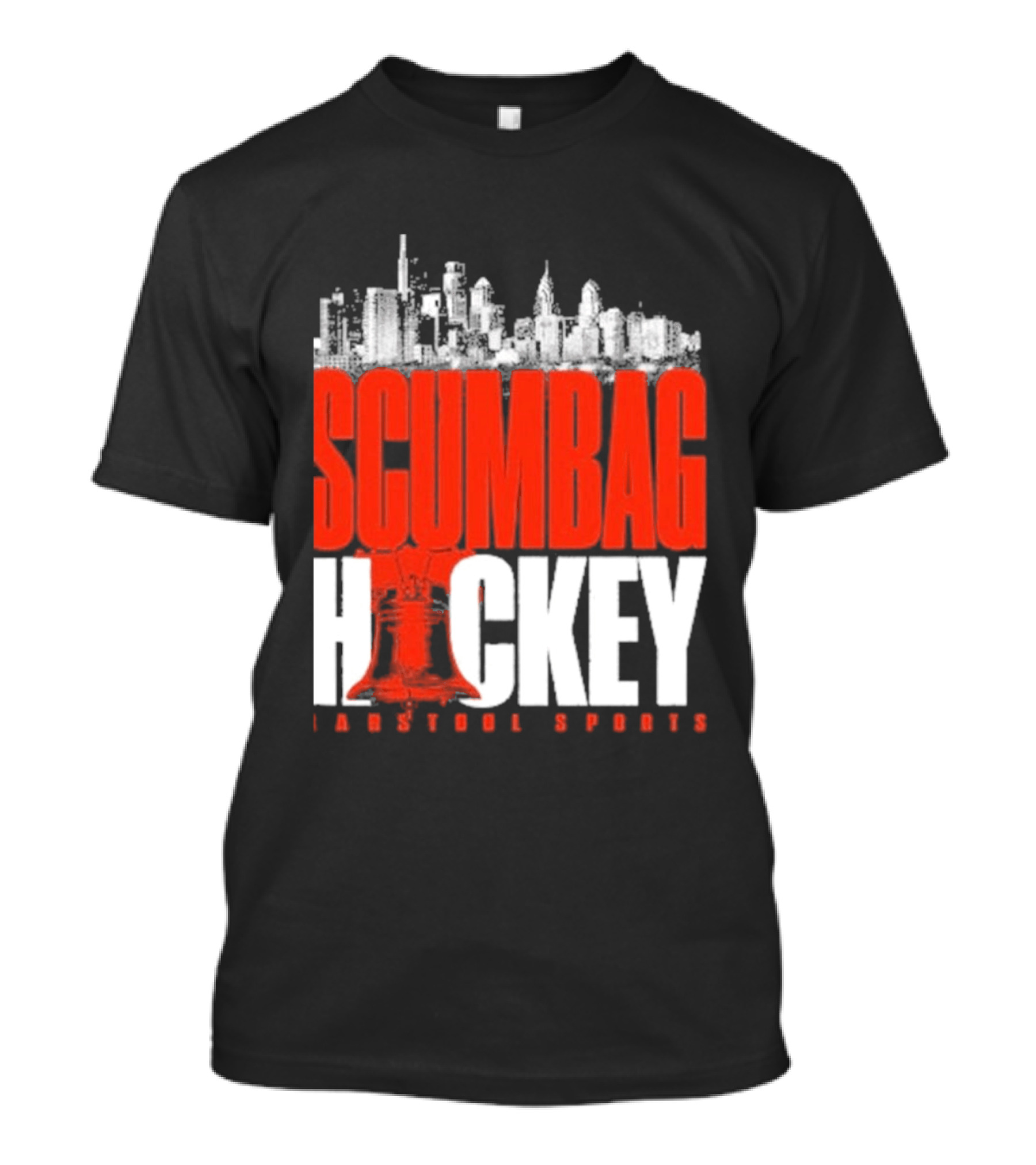 Barstool Sports Scumbag Hockey City Skyline T-Shirt