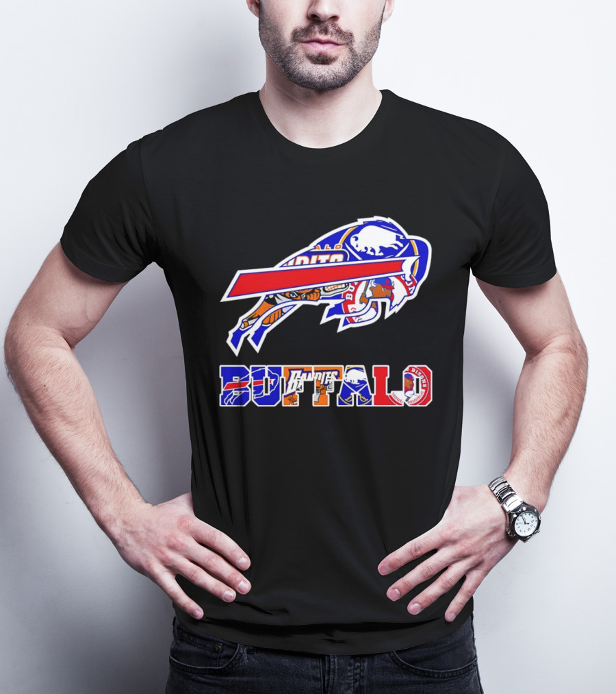 Several Buffalo Bills And New York Teams T-Shirt