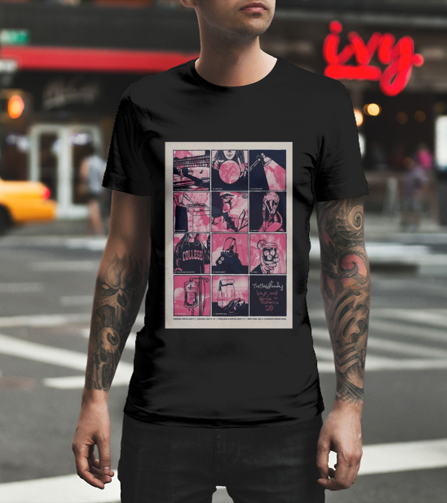 The Hold Steady Boys And Girls In America Tour Boston April 30 May 2 2026 T-Shirt