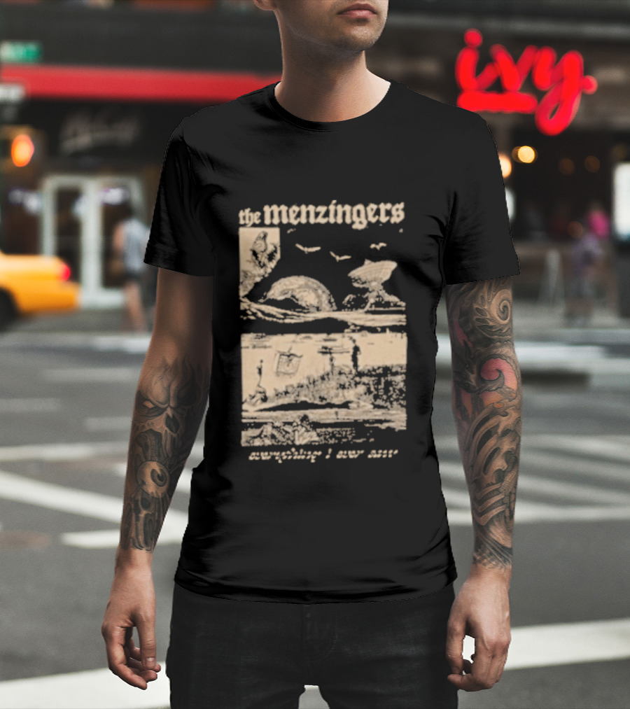 The Menzingers Landscape Metaphor Cities Wander Songs T-Shirt