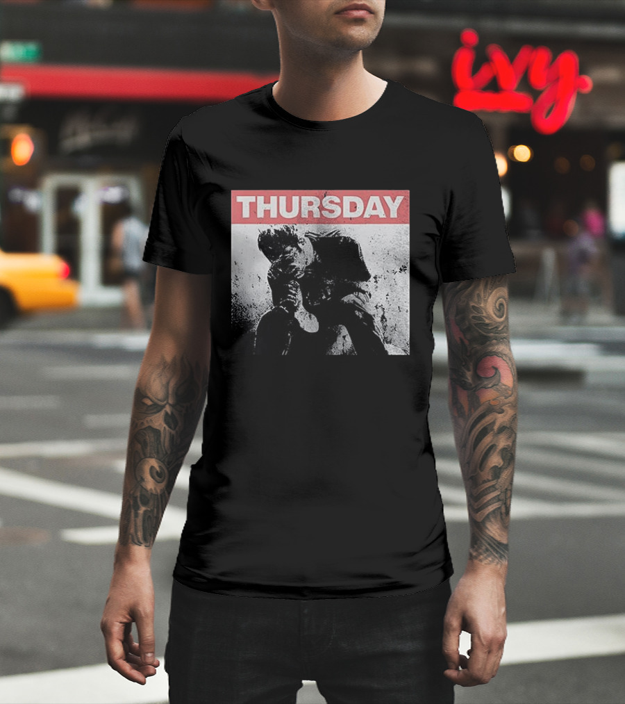 Thursday Sitting Alone In The Dark Of The Stadium Grunge T-Shirt