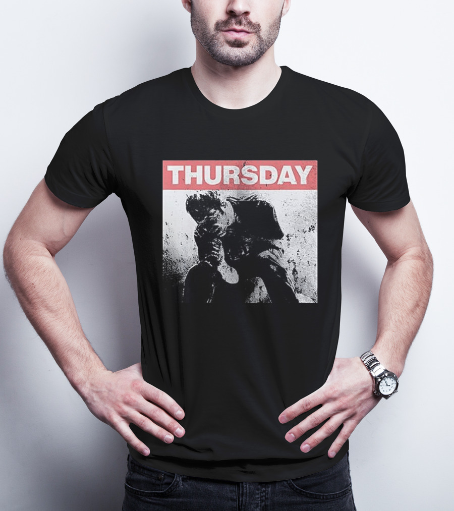 Thursday Sitting Alone In The Dark Of The Stadium Grunge T-Shirt