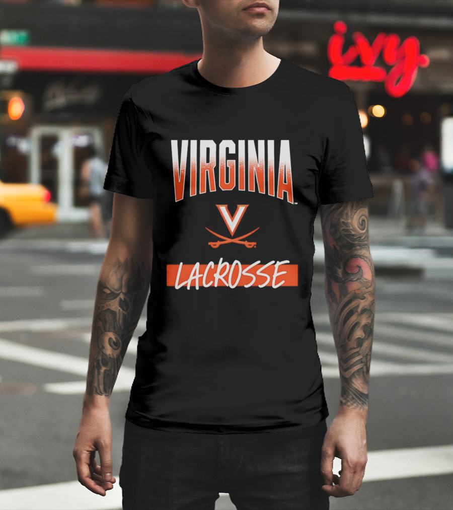 Virginia Cavaliers Lacrosse Bold Team Spirit T-Shirt