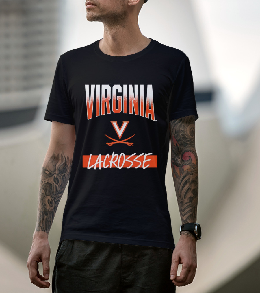 Virginia Cavaliers Lacrosse Bold Team Spirit T-Shirt