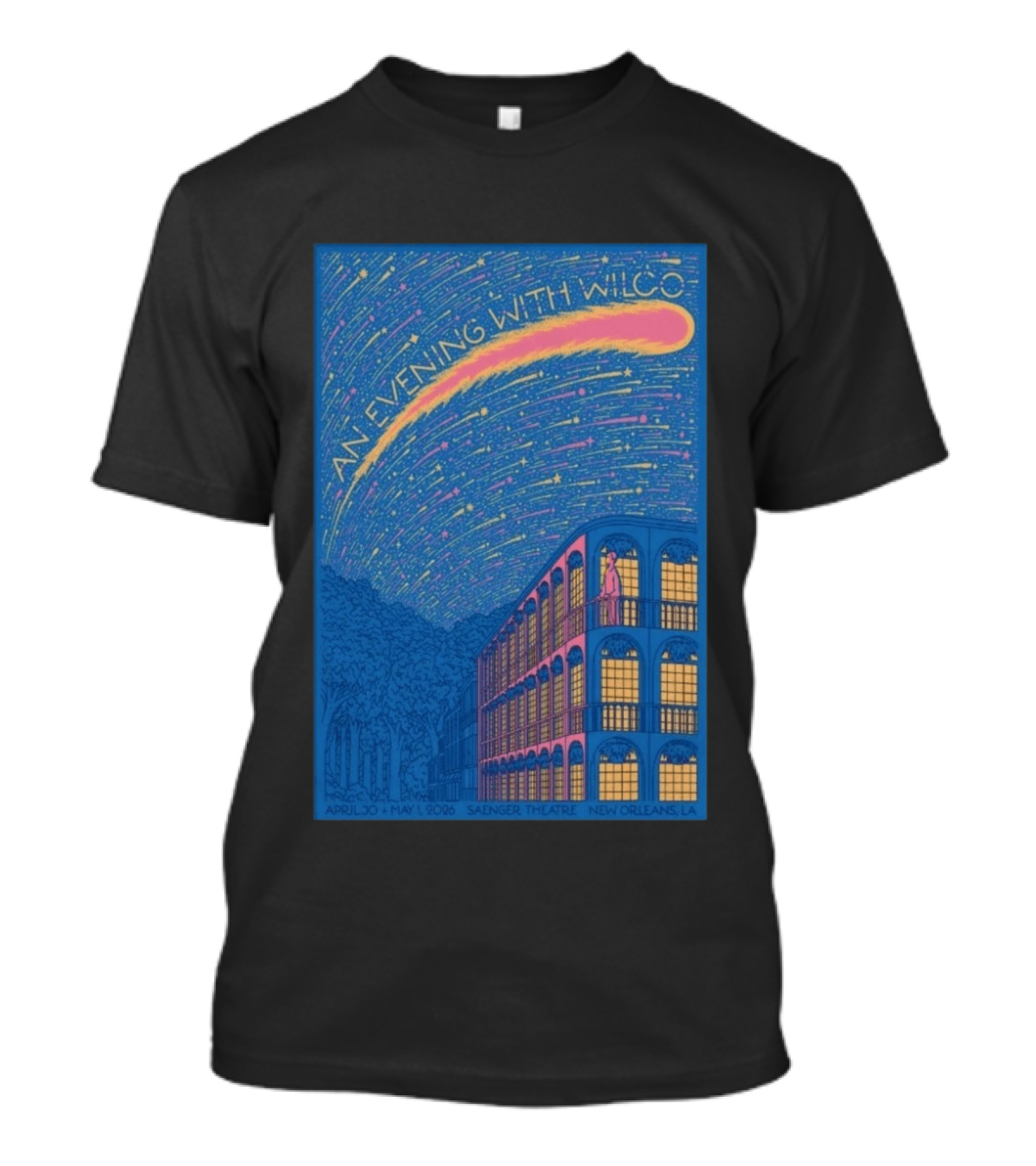 An Evening With Wilco Saenger Theatre New Orleans April 30 May 1 2026 T-Shirt