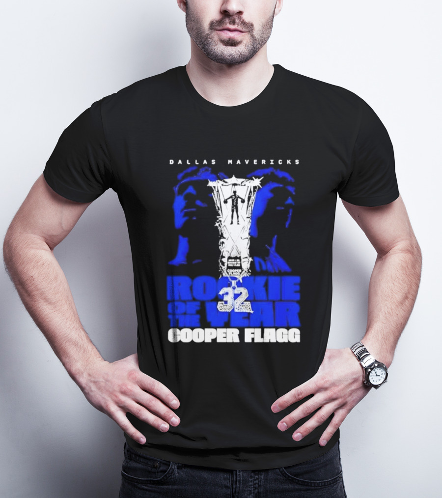 Dallas Mavericks Rookie Of The Year 2026 Cooper Flagg 32 T-Shirt