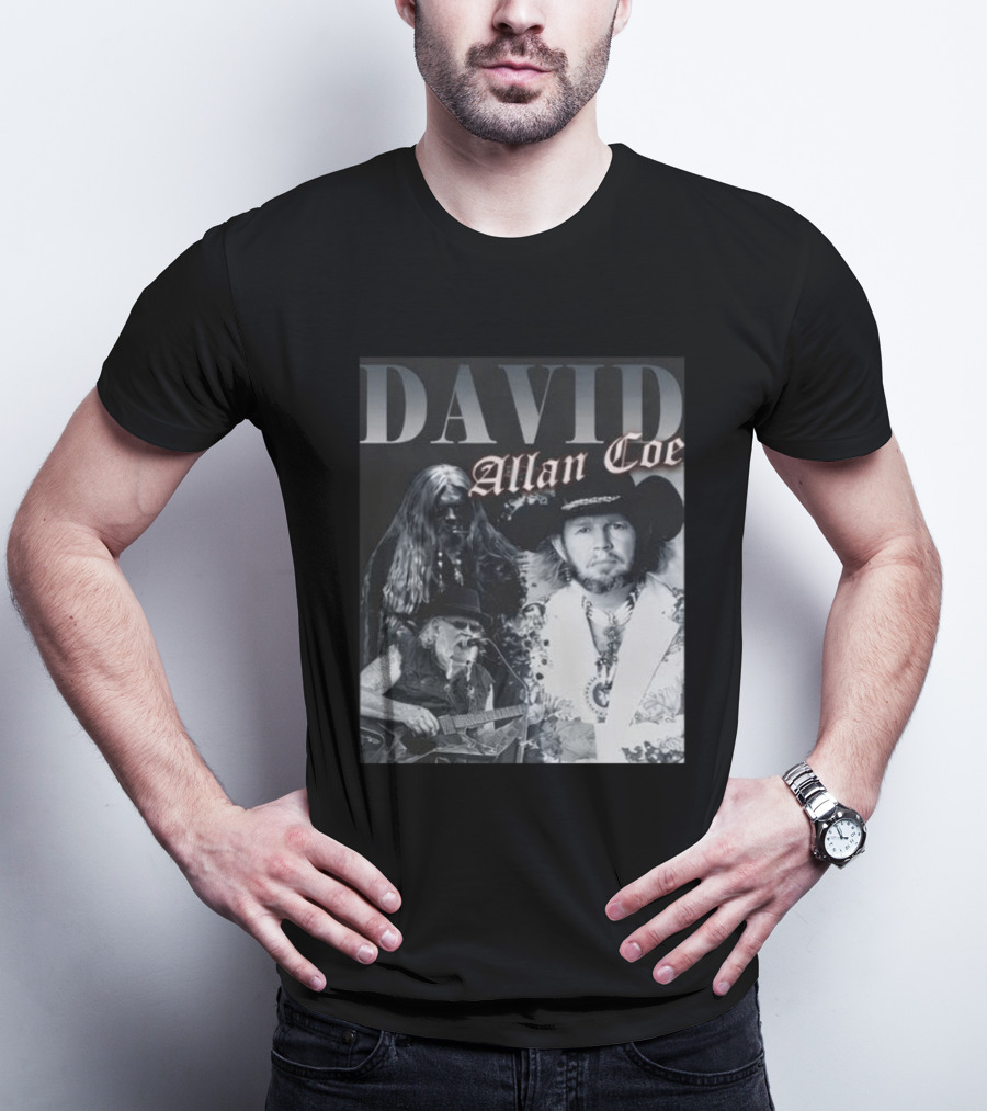 David Allan Coe Iconic Country Music Legend Images T-Shirt