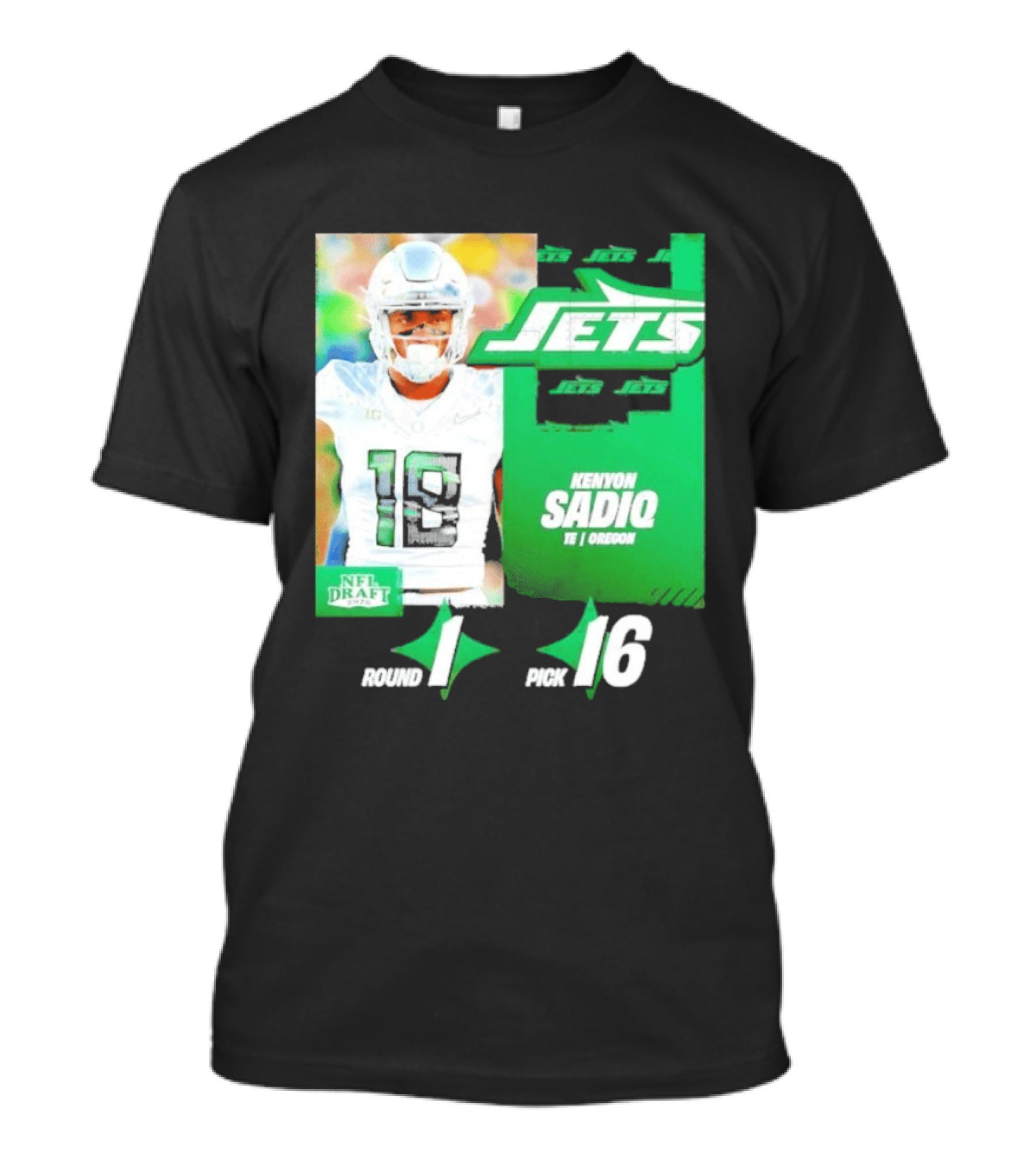 New York Jets Draft Kenyon Sadiq Pick 16 Round 1 2026 NFL Draft T-Shirt