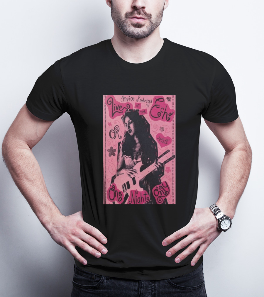 Olivia Rodrigo Live At The Echo April 24 2026 One Night Only T-Shirt
