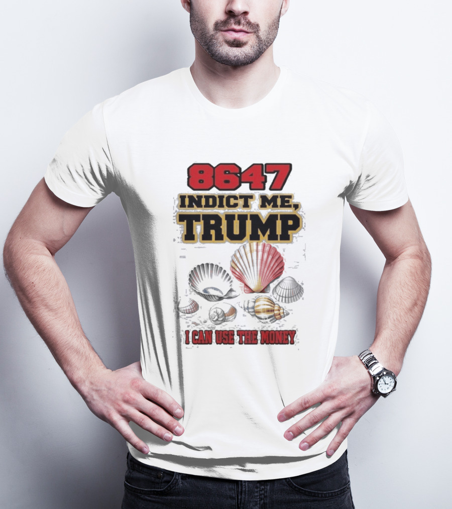 8647 Indict Me Trump I Can Use The Money Shells T-Shirt