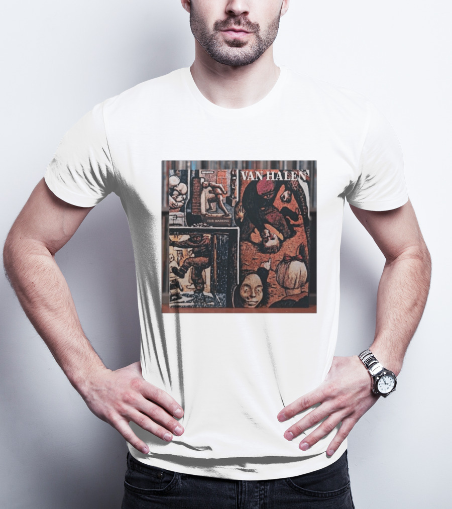 Van Halen Fair Warning Album Cover Art Released 1981 T-Shirt