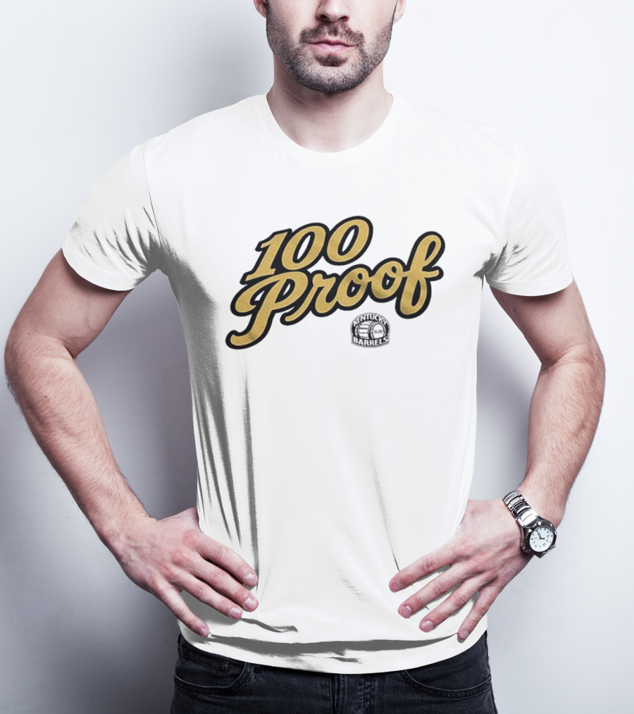 100 Proof Kentucky Barrels Football T-Shirt