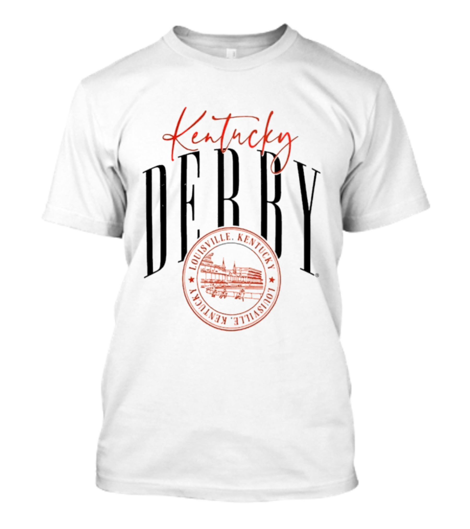 Kentucky Derby Louisville Hall Of Fame Gameday Social Oatmeal Cropped T-Shirt