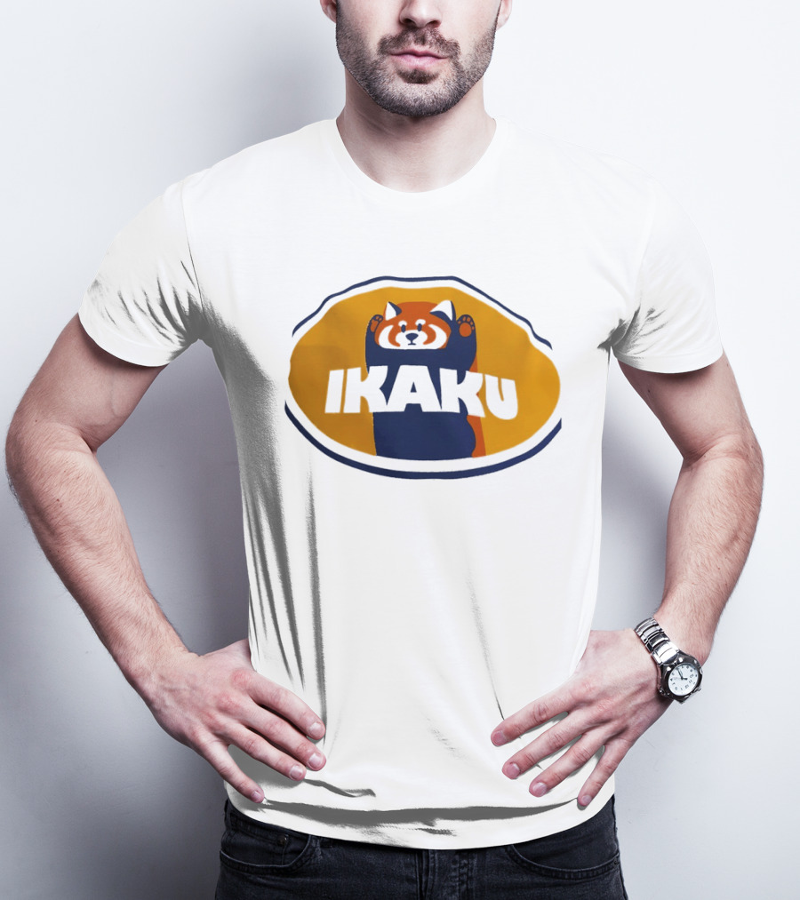 Graniph Ikaku Cartoon Red Panda T-Shirt