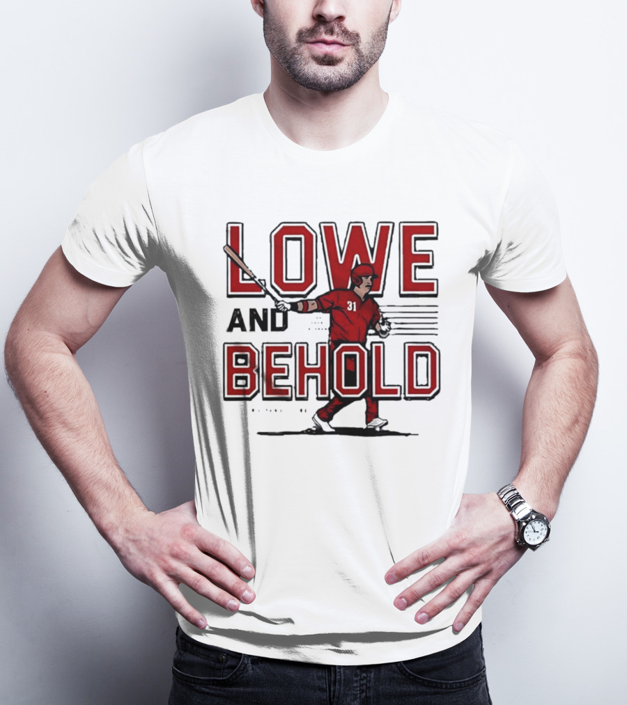 Lowe And Behold Baseball Nathaniel Lowe Player T-Shirt