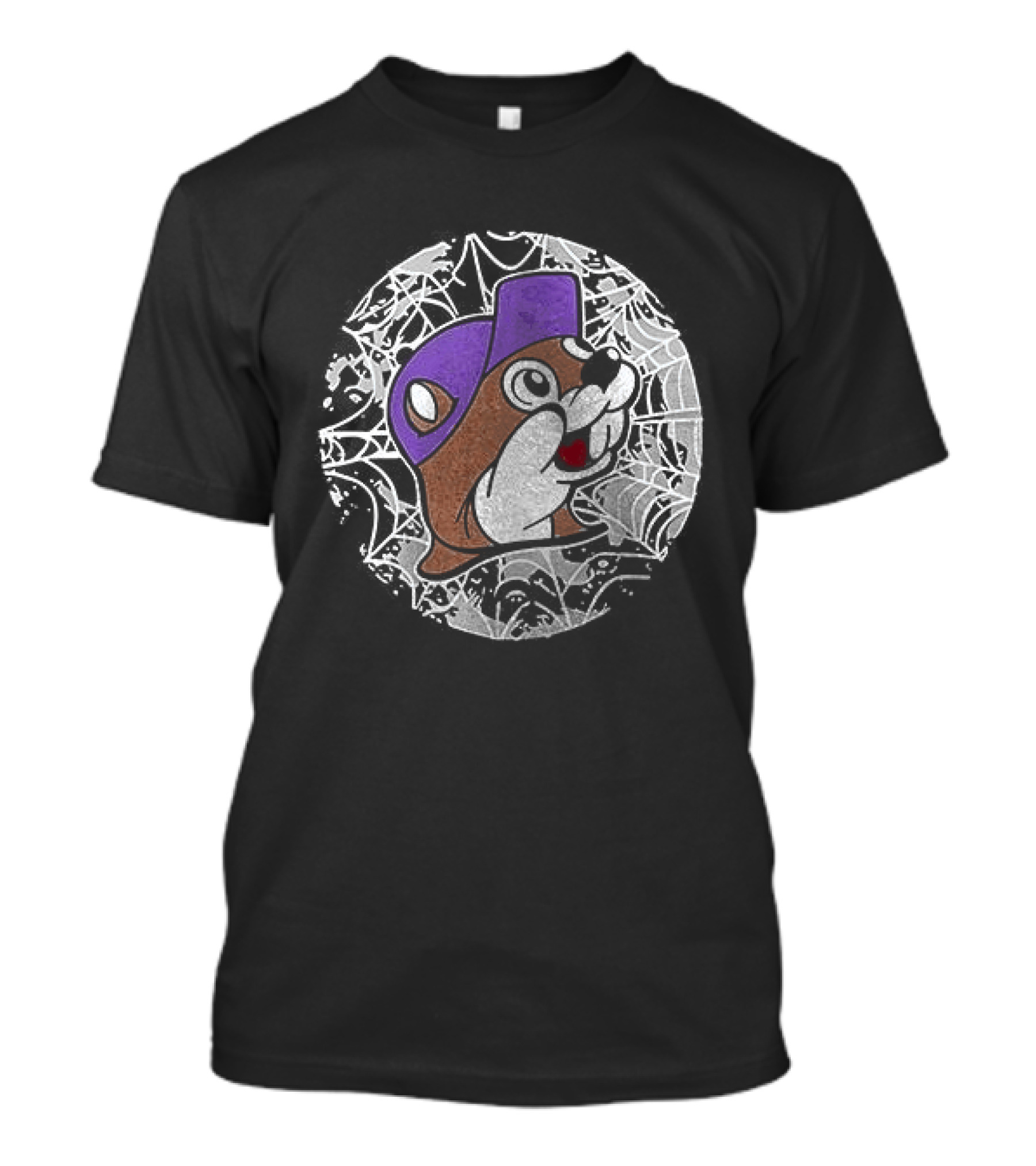 Buc Ee's Halloween Purple Hat T-Shirt