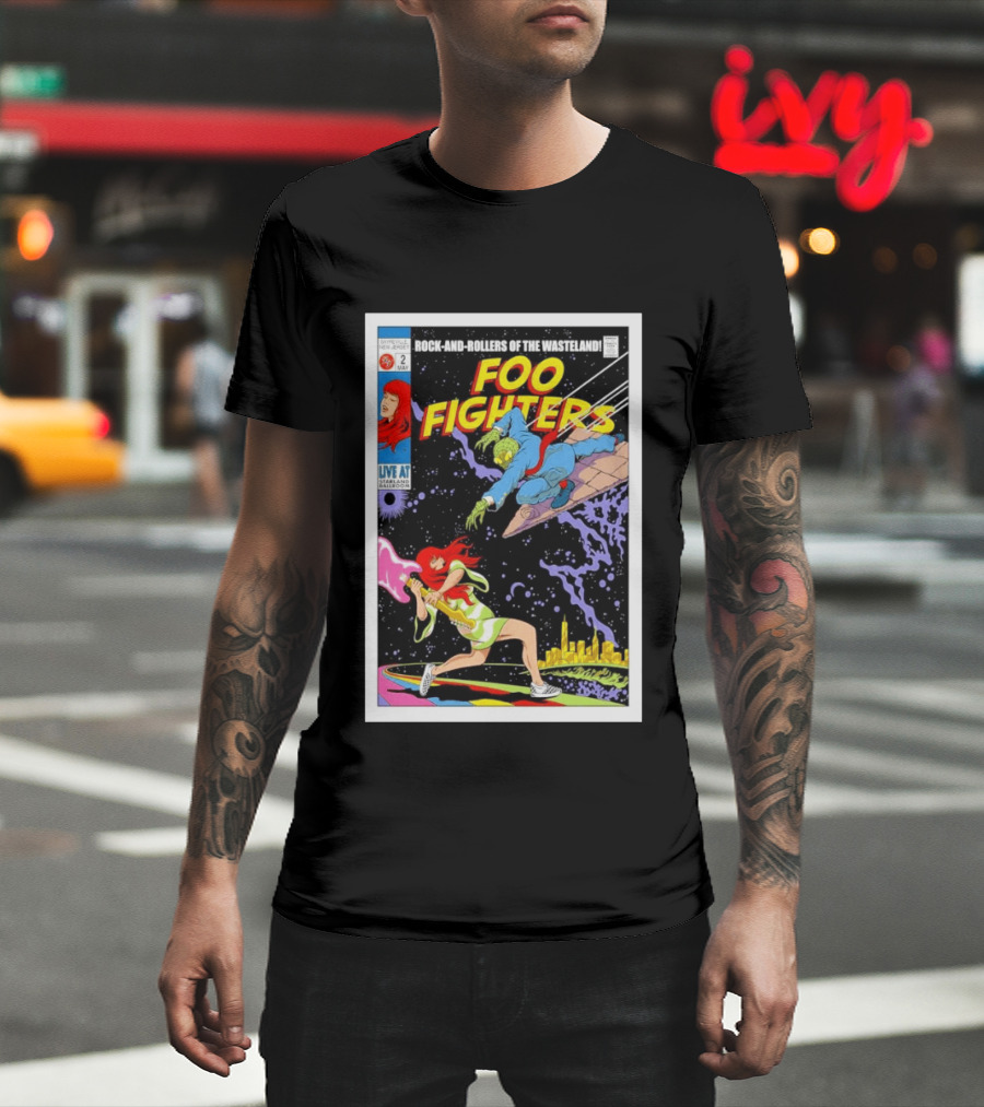 Foo Fighters Rock And Rollers Of The Wasteland Sayreville New Jersey Starland Ballroom May 2 2026 T-Shirt