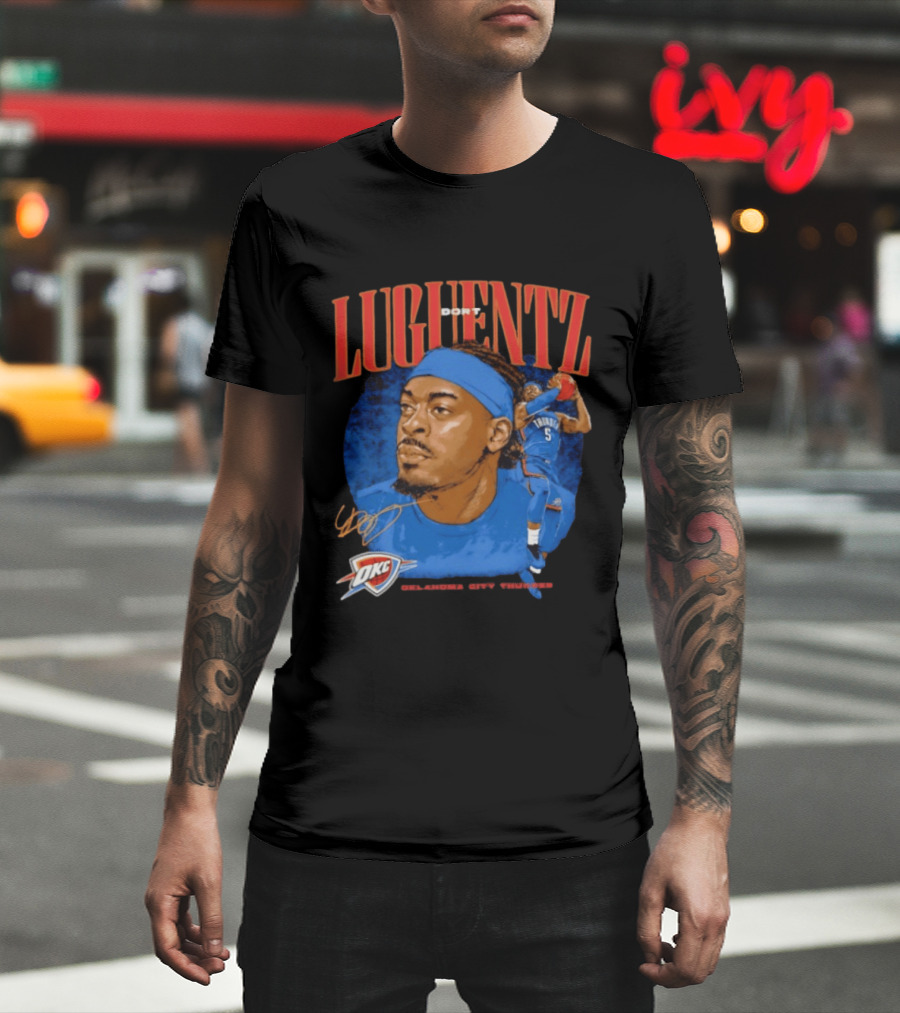Luguentz Dort Oklahoma City Thunder Basketball OKC Star Player T-Shirt