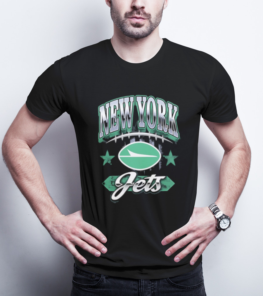 New York Jets Americana 2026 Oval Emblem Stars T-Shirt