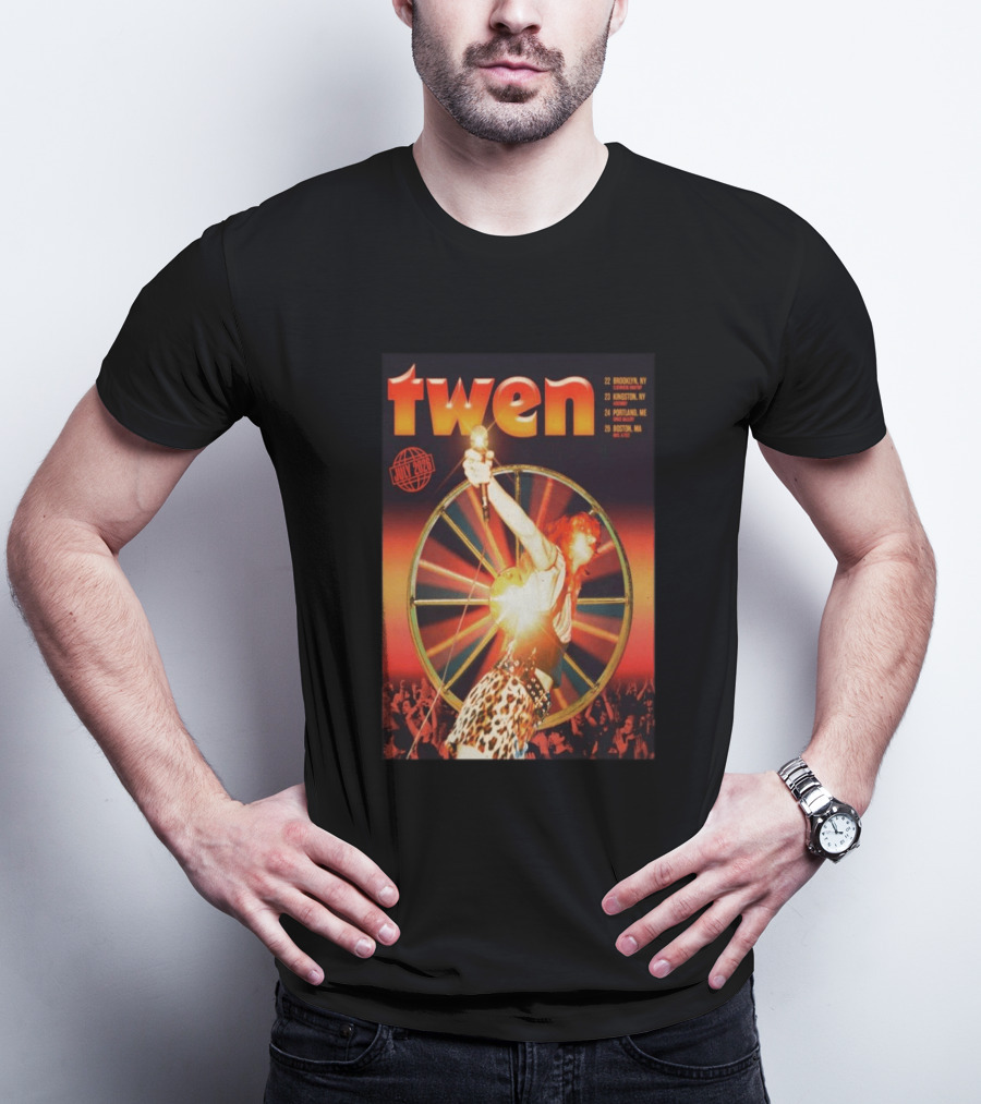 Twen Summer Heat Tour July 2026 Brooklyn Kingston Portland Boston T-Shirt