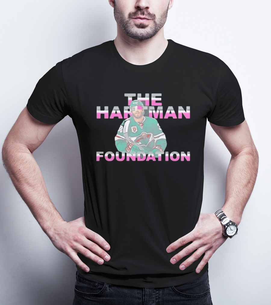 Ryan Hartman Hockey The Hartman Foundation Minnesota Wild Jersey T-Shirt