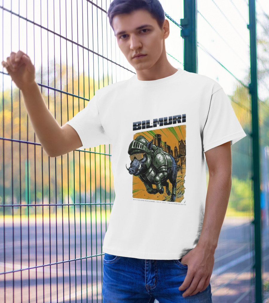 Bilmuri Armored Boar Detroit Skyline The Fillmore May 3 2026 T-Shirt