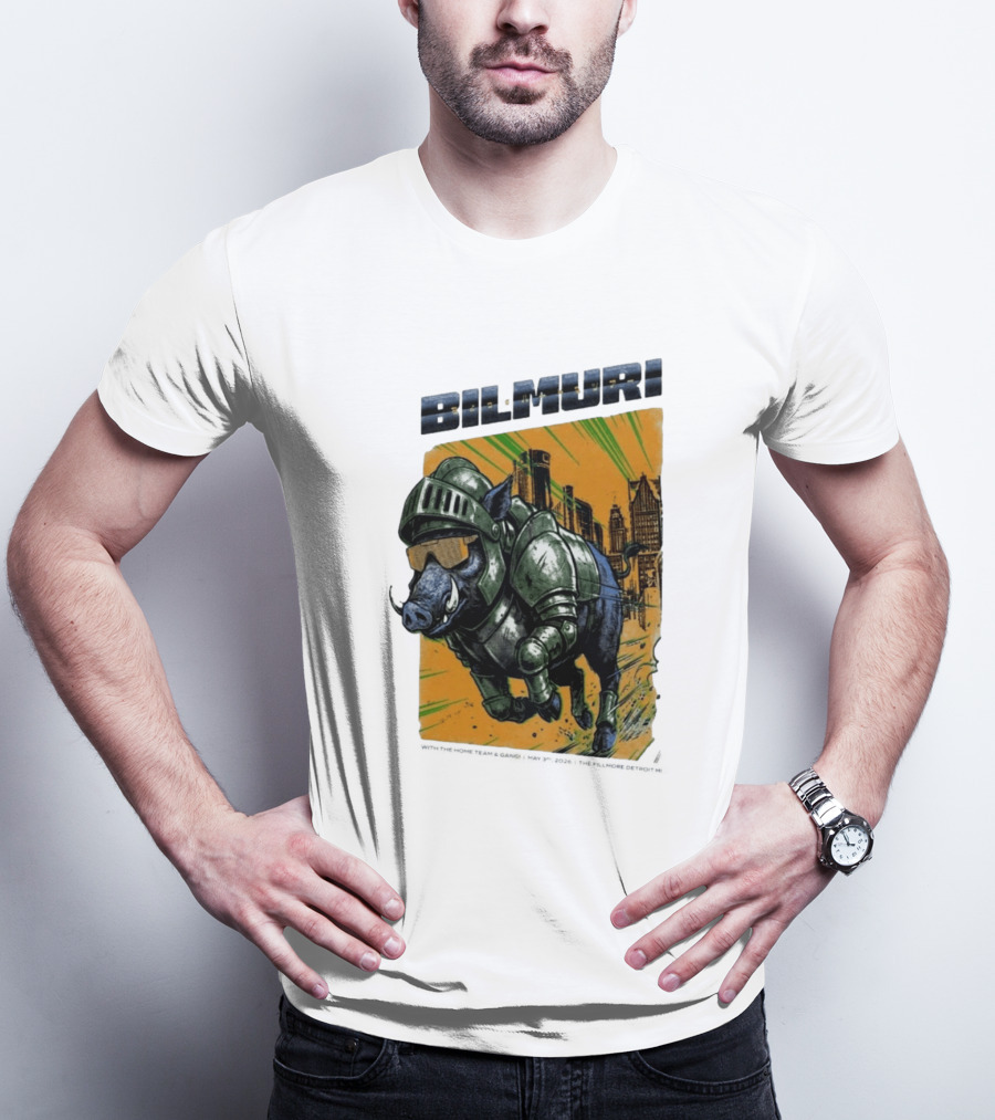 Bilmuri Armored Boar Detroit Skyline The Fillmore May 3 2026 T-Shirt