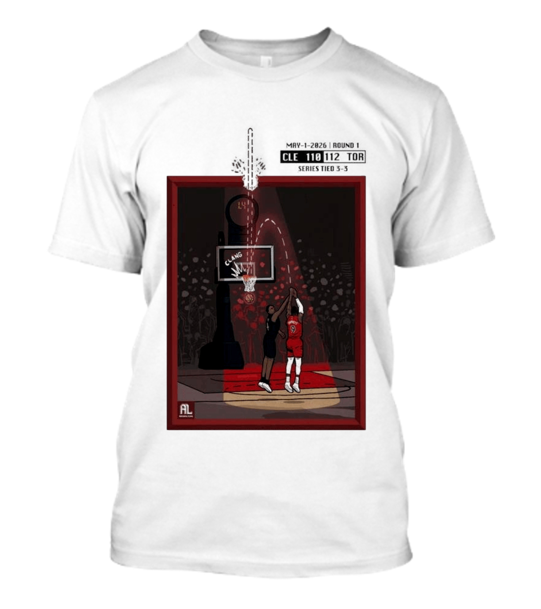 Clang May 1 2 2026 Round 1 Basketball Moment T-Shirt