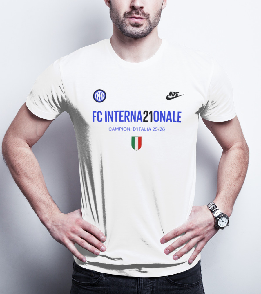 Internazionale FC 21 Campioni D'italia 25 26 Nike T-Shirt