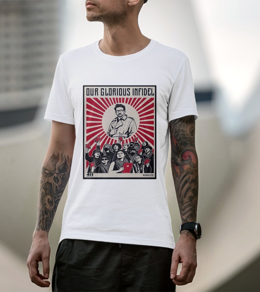 Onolith Collective Our Glorious Infidel 411 Monolith Red Star Revolution T-Shirt