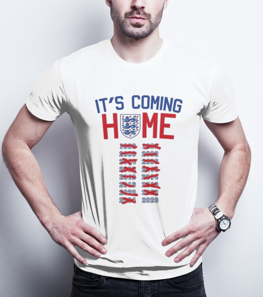 It's Coming Home England Football Anthem 2026 T-Shirt