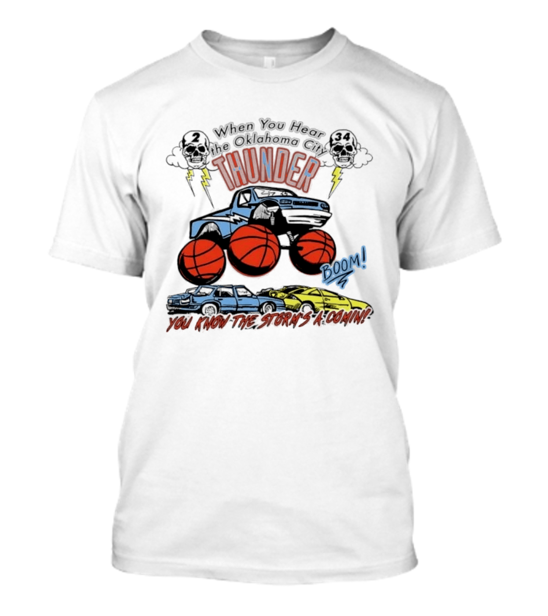 When You Hear Oklahoma City Thunder Boom You Know The Storm's A Comin T-Shirt