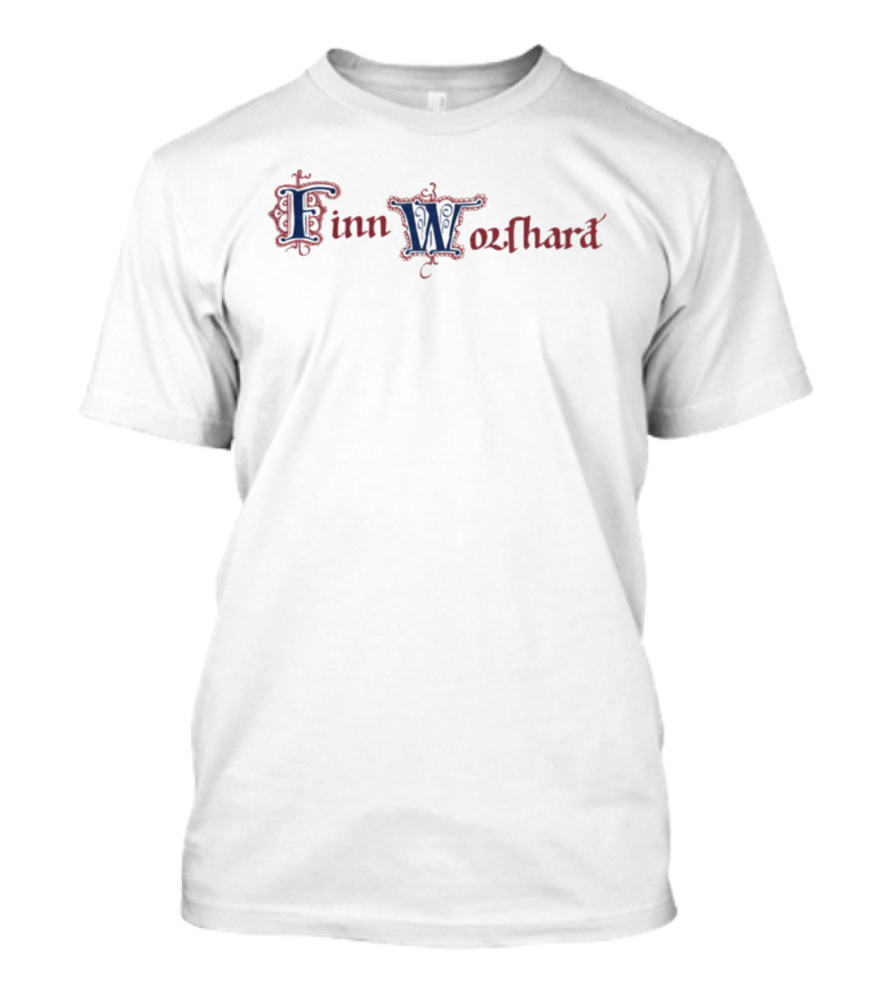 Finn Wolfhard Stylized Gothic Blue Red T-Shirt