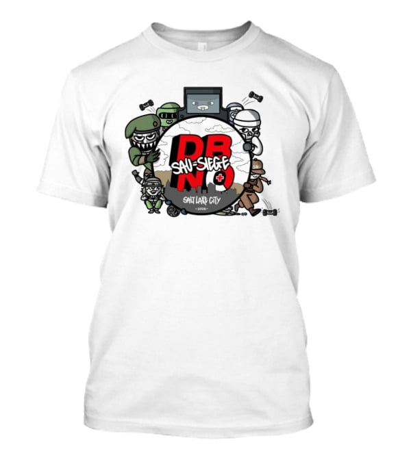 Rainbow Six Siege DBNO Salt Lake City 2026 Gaming Event Characters T-Shirt