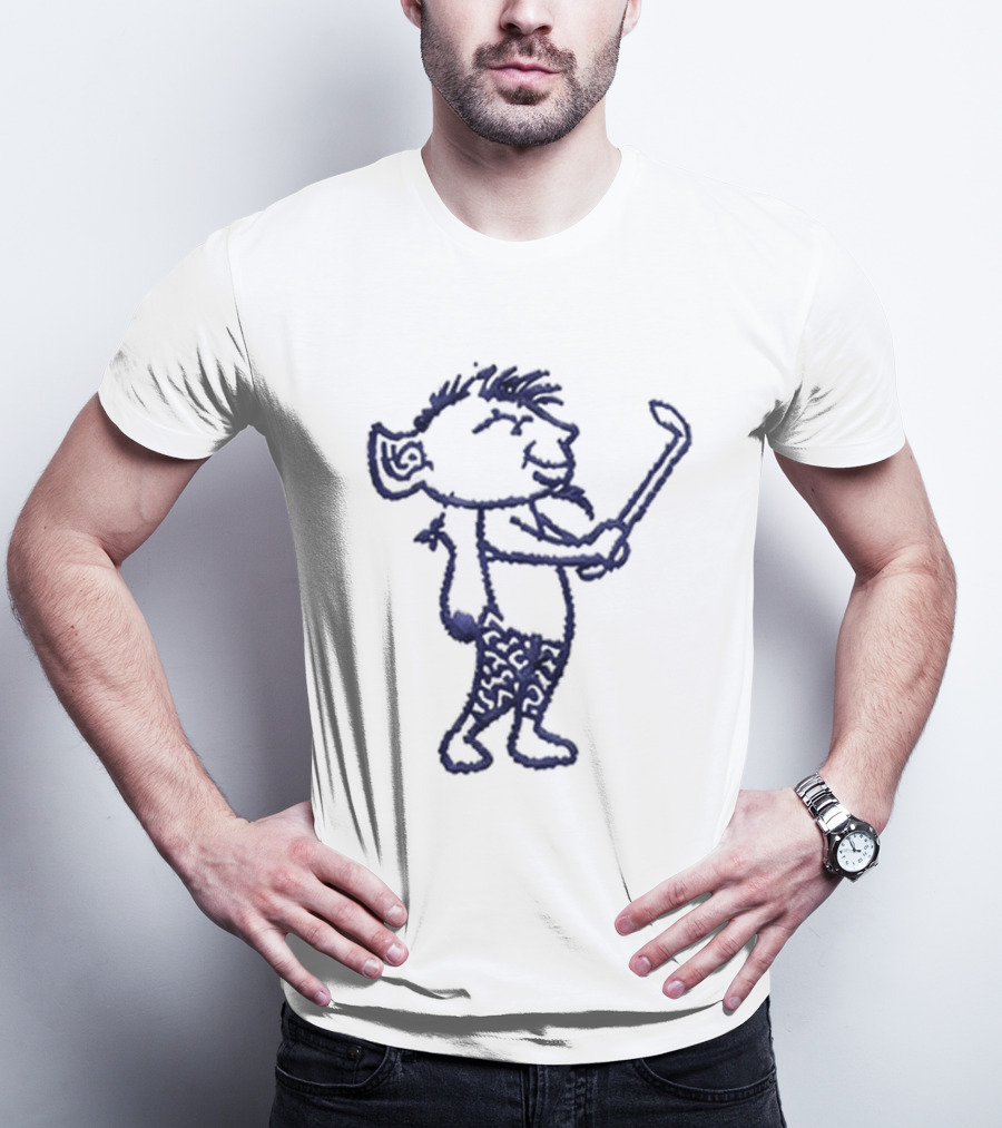 Ryan Jamison DIBS DePaul Golf Hat Character Sketch T-Shirt