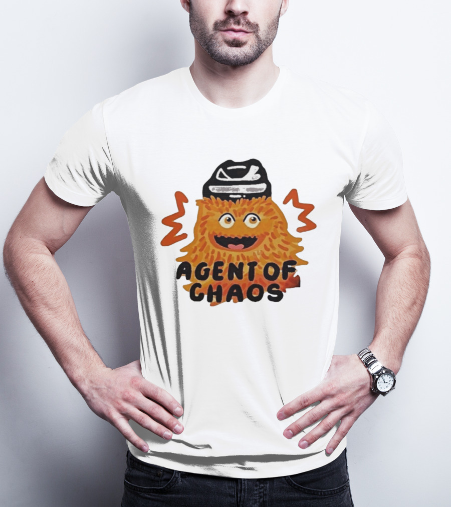 Gritty Agent Of Chaos Philadelphia Flyers T-Shirt