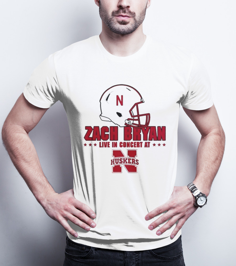 Zach Bryan Live In Concert At Nebraska Huskers 2026 T-Shirt
