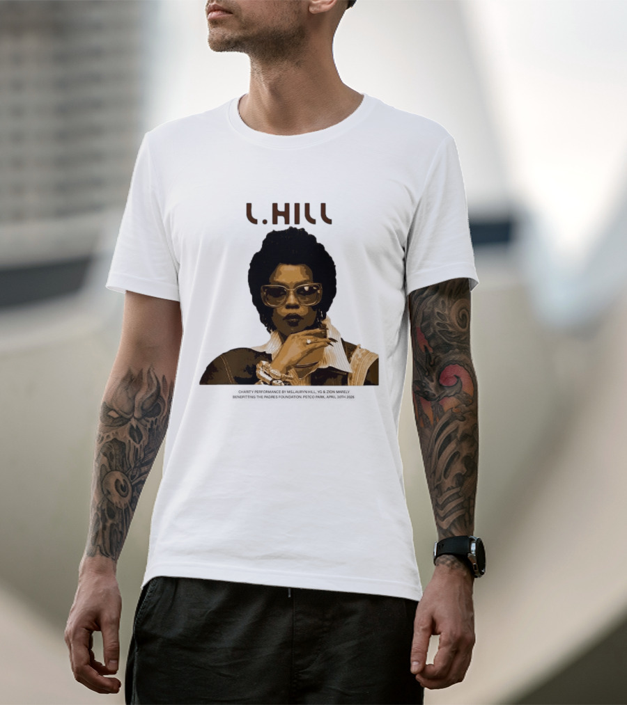 Ms Lauryn Concert Hill MLH Charity Dinner On The Diamond T-Shirt