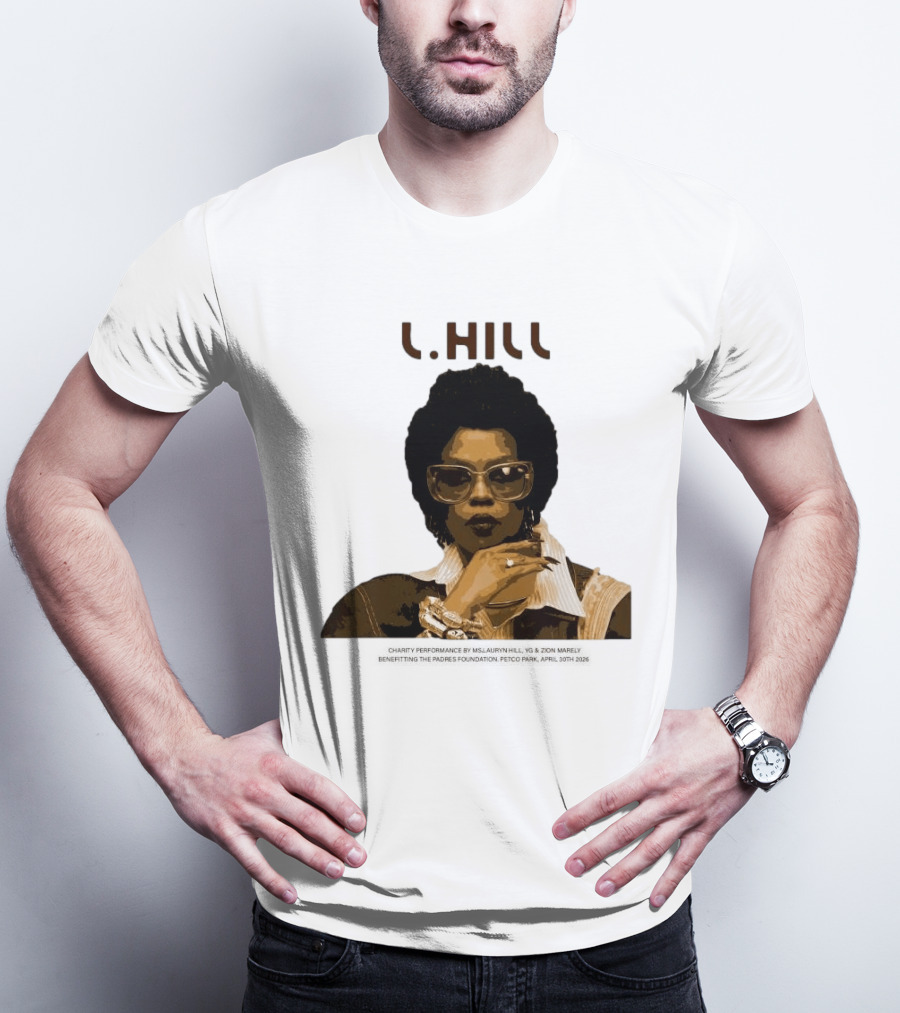 Ms Lauryn Concert Hill MLH Charity Dinner On The Diamond T-Shirt