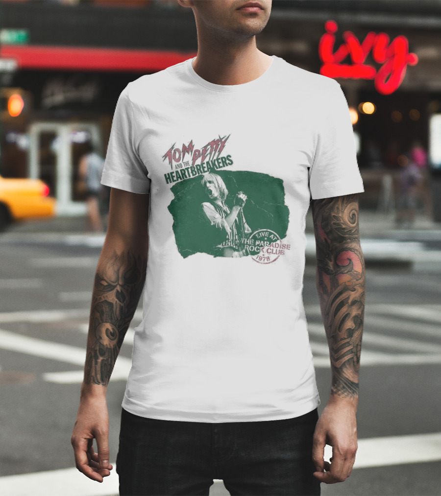 Tom Petty Live At The Paradise Rock Club Boston 1978 T-Shirt