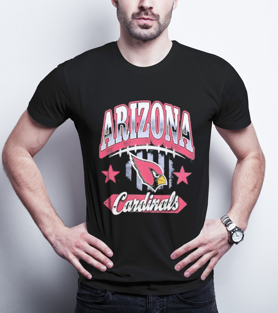 Arizona Cardinals Americana 2026 Red White Blue Stars T-Shirt